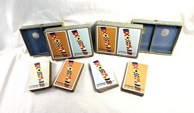Vintage "EVINRUDE OUTBOARD MOTORS" Playing Cards - 4 decks in two ...