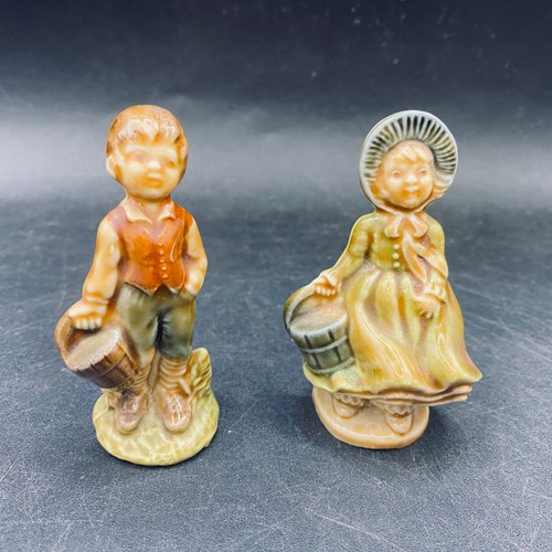 Jack & Jill Wade Whimsies Pair with Pails Glazed Collectable Wedding ...