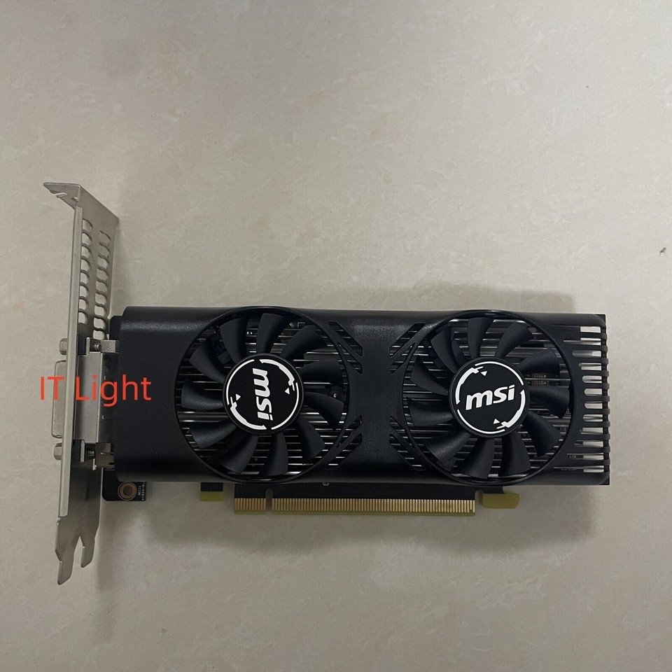 MSI GeForce GTX 1650 4GB GDDR5 Low Profile Video Card GTX 1650 4GT LP ...
