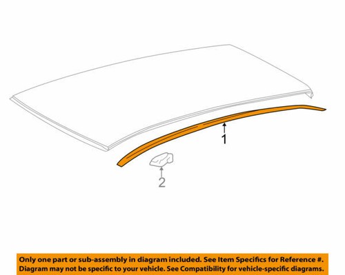 75551-52200 Toyota Moulding, roof drip side finish, rh 7555152200, New ...