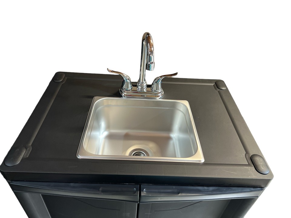 Portable Hand Wash Sink with Hot and Cold Water with NSF Parts 110V ...