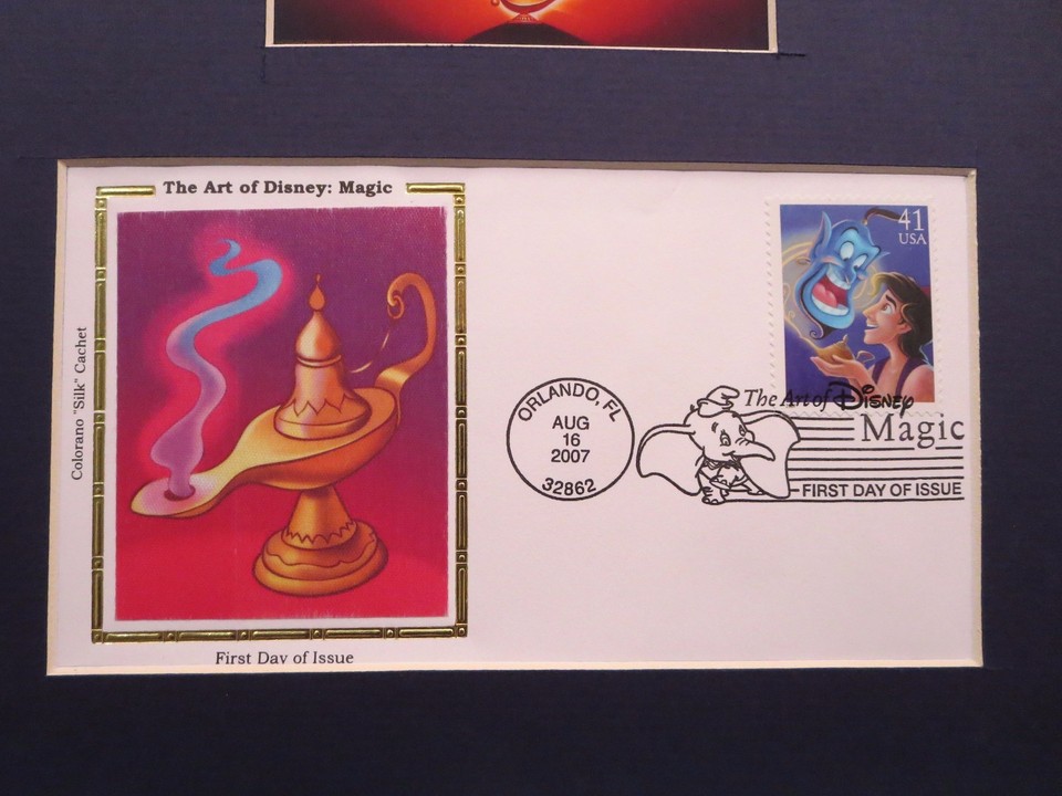 Walt Disney's Aladdin & First Day Cover of the Aladdin Stamp | eBay