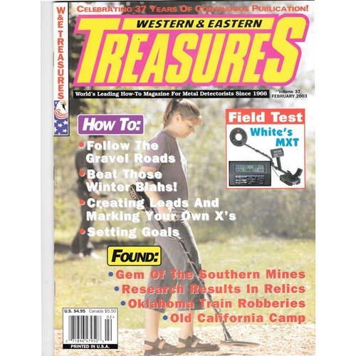 Western & Eastern Treasures Magazine - Treasure Hunting Feb 2003 M6 | eBay