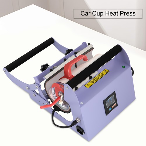 Car Cup Mug Press Heat Machine Tumbler Heat Press Machine Light Purple ...
