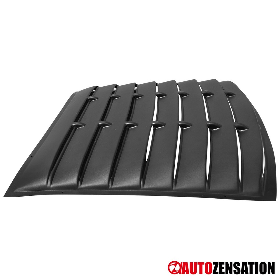 Fit 2005-2014 Ford Mustang GT V6 V8 Black Rear Window Louver Sun Shade ...