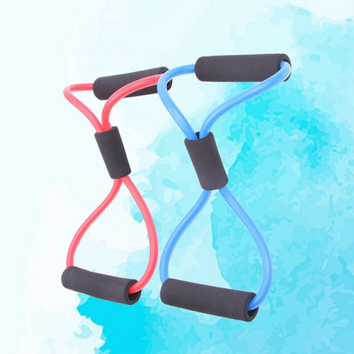 2 PCS Pull Rope Fitness Resistance Physical Training Pulling Yoga Tube ...