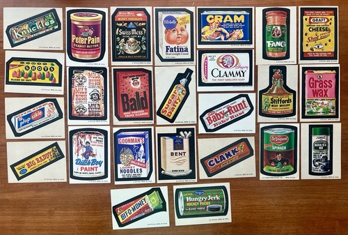 Vintage 1973 / 1974 Topps Wacky Packages Sticker Lot Of 25 | eBay