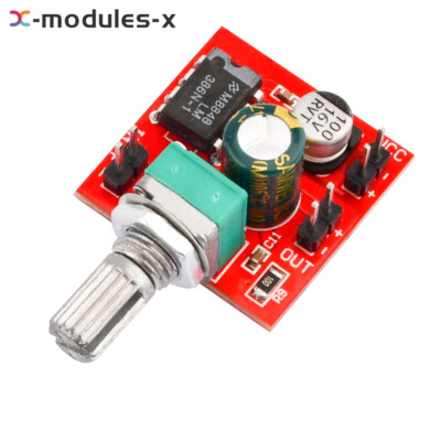 LM386 Power Amplifier Audio Board Mono 0.5W Mini Amplifier Speaker ...