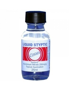 Cosma Liquid Styptic Razor Cut Stops Bleeding 25ml | eBay Australia