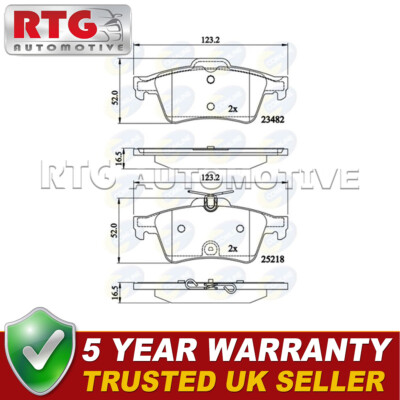Rear Brake Pads Set Fits Peugeot 508 2010-2018 1.6 HDi 2.0 2.2 4254A8 ...