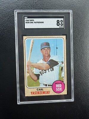 1968 TOPPS #250 SGC 8 CARL YASTRZEMSKI HOF BOS RED SOX—HIGH END💥 ...
