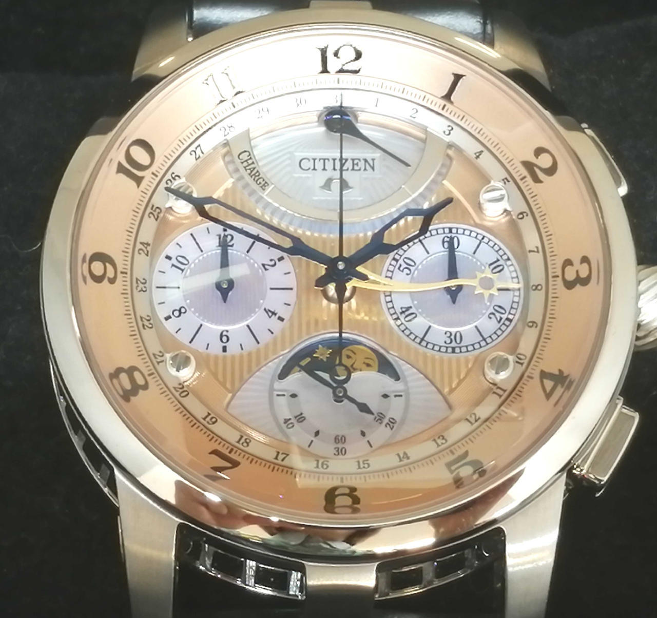 Citizen Campanola 9800-T010067 Stainless Steel Box Eco Drive Solar Mens ...