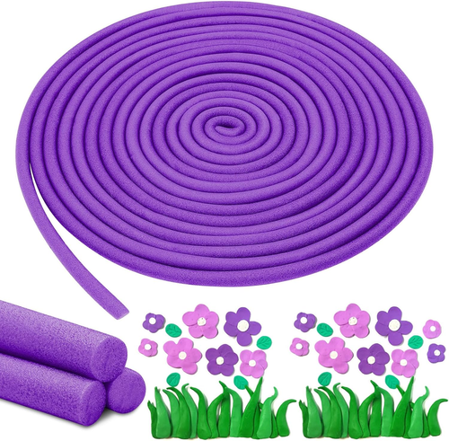 Frienda Foam Noodle Rope 40 Ft 5/8 Inch Pool Noodles Tube Craft ...