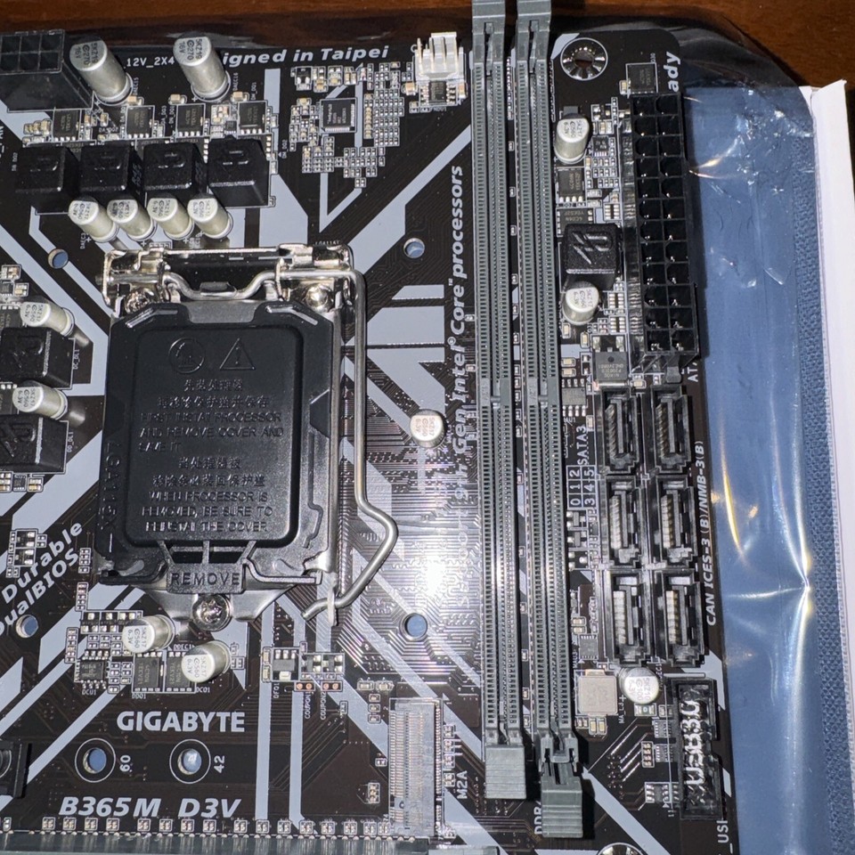 GIGABYTE B365M D3V Intel 8th/9th Gen B365 DDR4 LGA 1151 Micro ATX Motherboard | eBay