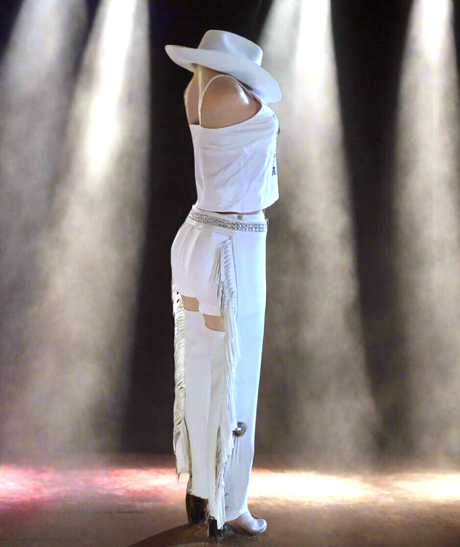 Cowboy Carter Fringe Leather Chaps, Top, Hat, Beyonce, Concert | eBay