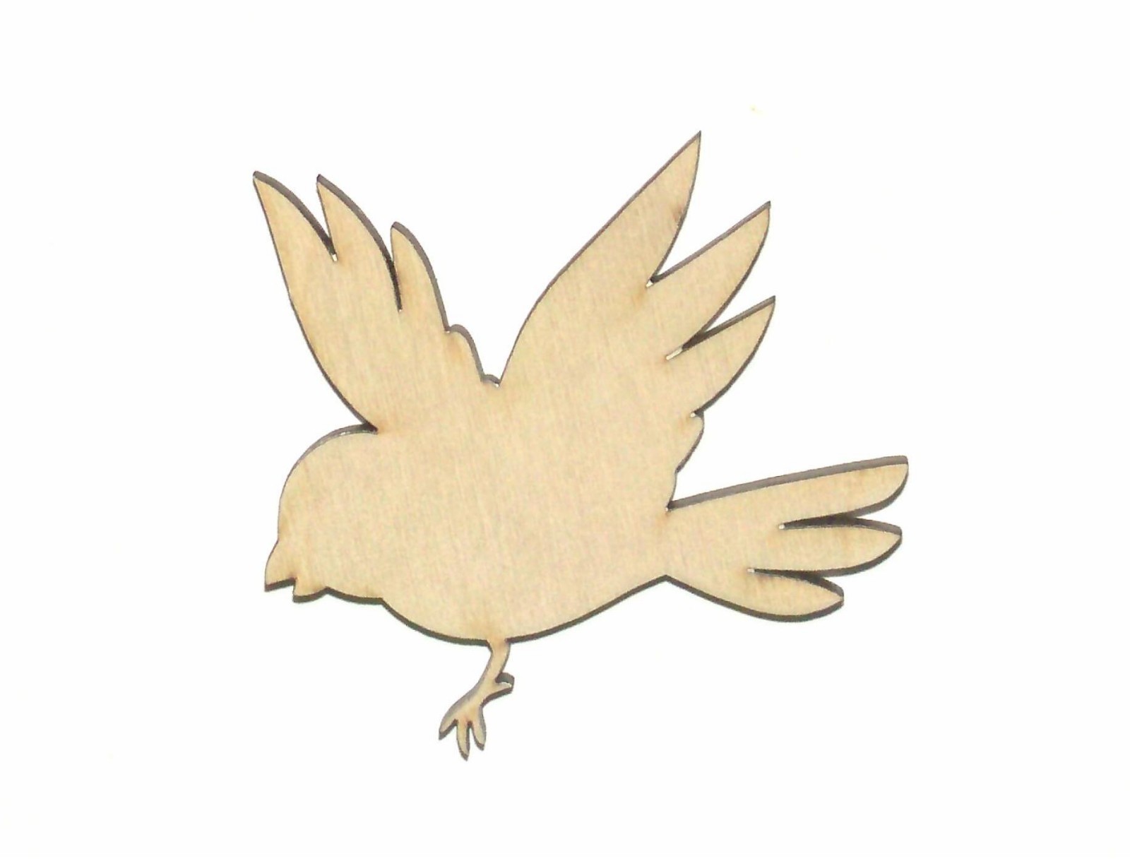 Blue Bird Unfinished Wood Shape Cut Out B11116 Crafts Lindahl ...