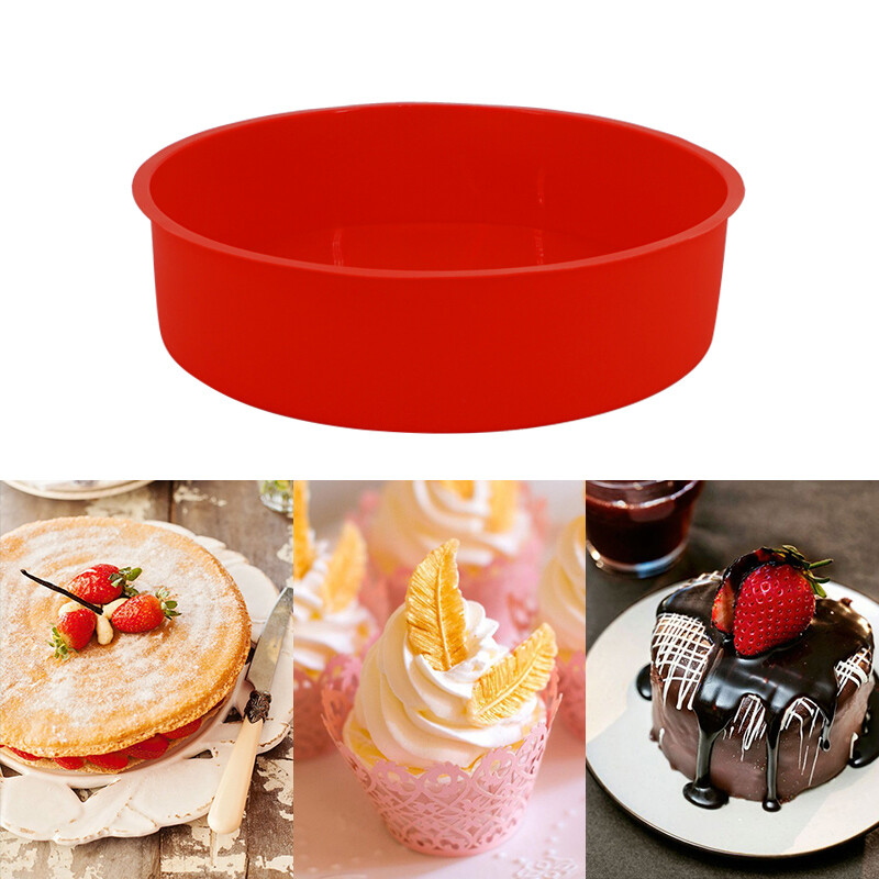 Round Cake Mold Silicone Molds for Cakes Nonstick Cake Pan | eBay