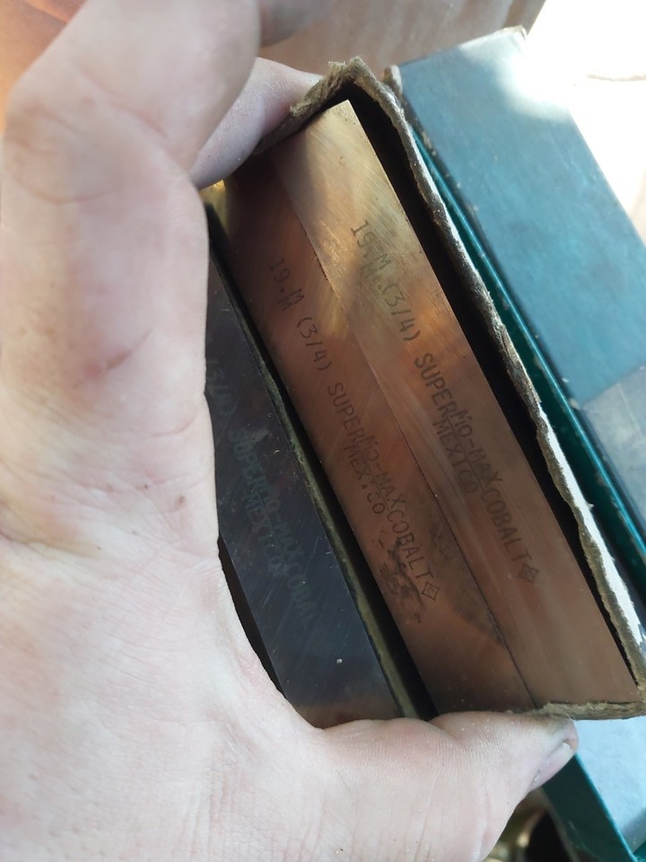 Mix Cobalt Tool Steel Hss Blanks Dumont Mo-max Cleveland Rex 95 And ...