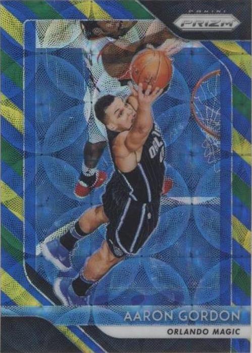 2018-19 Panini Prizm - Aaron Gordon #159 Choice Blue Yellow & Green ...