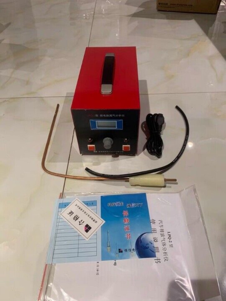 Portable Vehicle Emission Gas Analyzer Tail Gas Analyzer Detect Oxygen ...