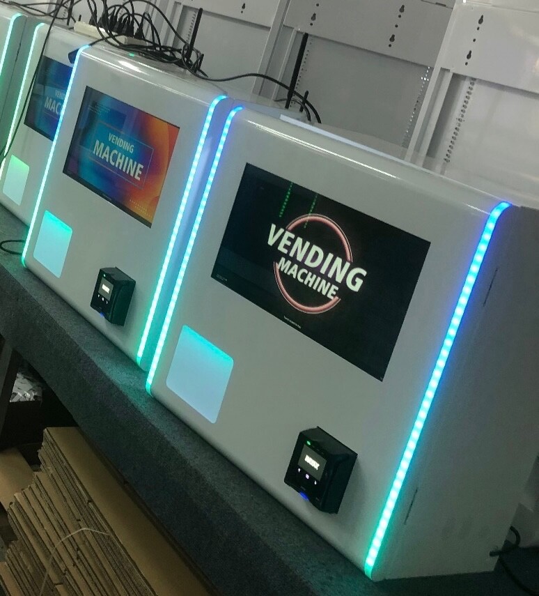 Mini Vape Vending Machines w LED Lights- 18.5" Touchscreen Smart ...