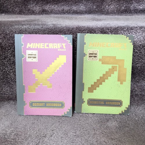 Minecraft Books Lot 2 Handbook Combat Essential | eBay