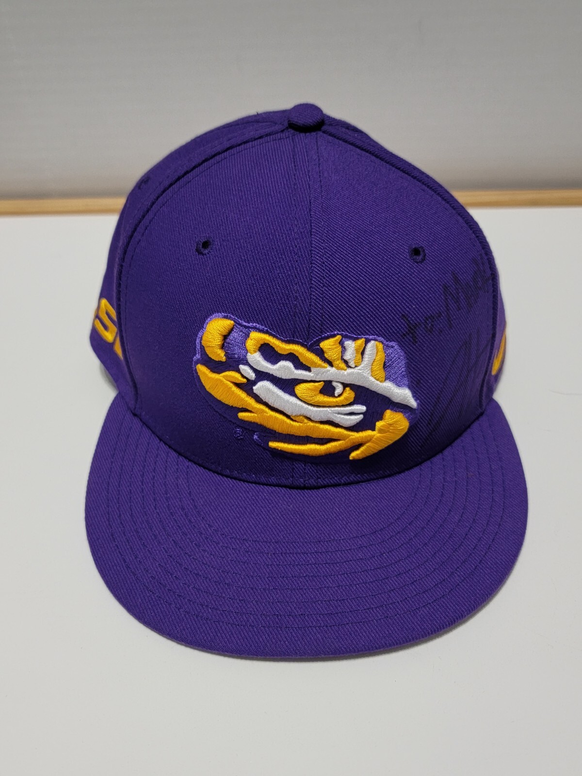Nike NCAA LSU Baseball Cap, Jeremy Hill, Unauthenticated Signature | eBay