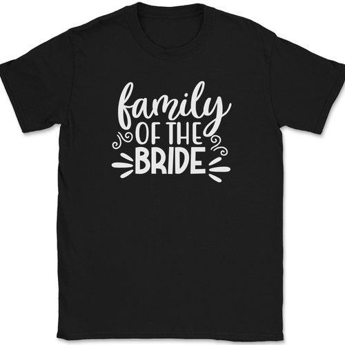 Family of the Bride T-Shirt Marriage Married Groom Family Group Gift ...