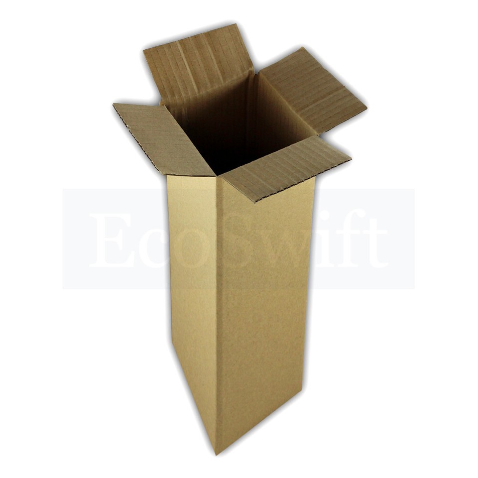 1-50 4x4x48 "EcoSwift" Cardboard Packing Mailing Tall Long Shipping Box ...