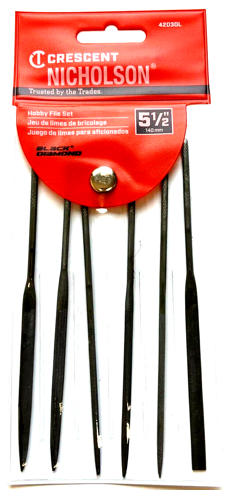 NICHOLSON 42030L 6 PIECE MINITURE HOBBY FILE SET 5-1/2" - NEW! | eBay