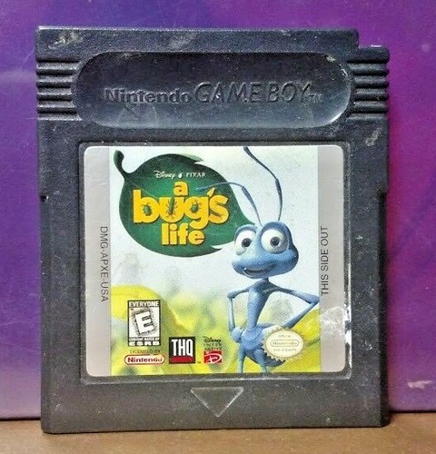 A Bug's Life Disney - Game Boy Color GB Rare TESTED GBA Advance GBC ...