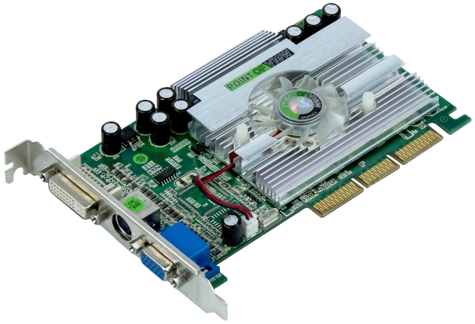 Point of View GeForce FX5500, (256 MB) AGP Video Card for sale online ...