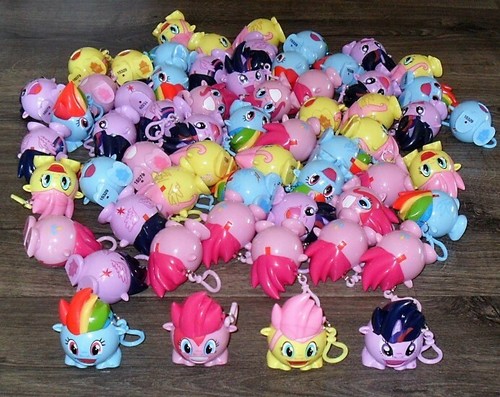 RADZ MY LITTLE PONY DISPENSER LOT OF (60) MIX OF 4 DIFFERENT GREAT ...