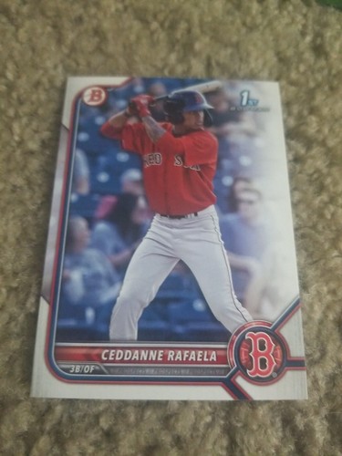 CEDDANNE RAFAELA 2022 BOWMAN PROSPECT CARD #BP-61 RED SOX (FIRST ROOKIE ...