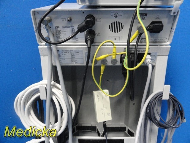Erbe ICC 200 ESU W/ APC 300 Coagulator, Instrument Cable,Cart,Foot ...