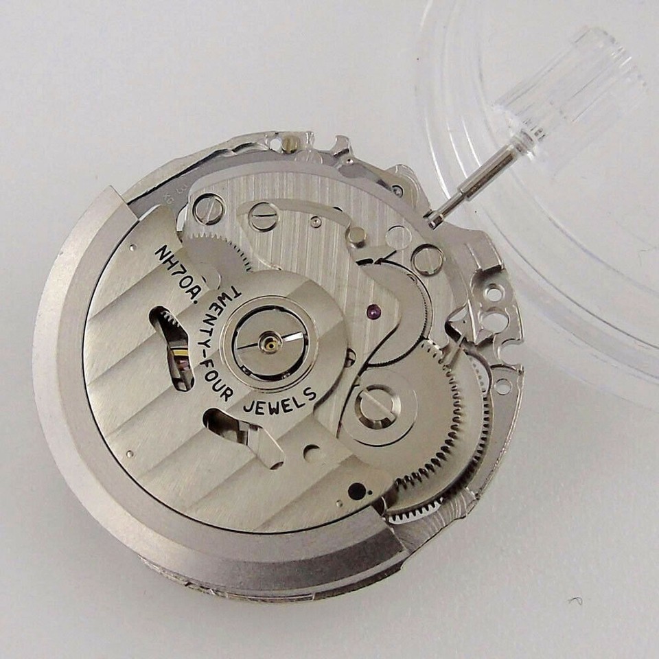 Hollow Watch Movement 21600 BPH 24 Jewels High Accuracy Watch for NH70 ...