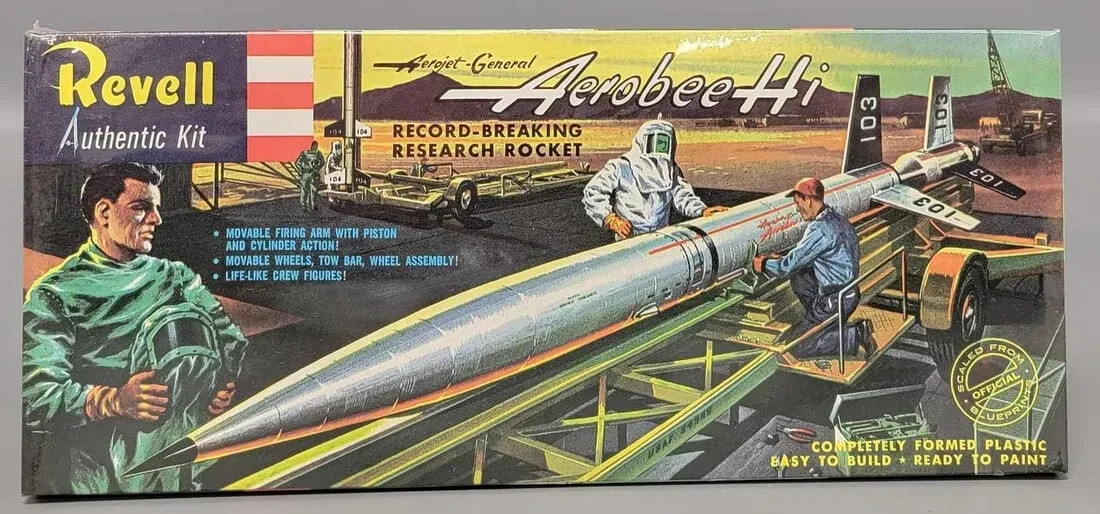 Revell 1:40 Aerojet-General Aerobee Hi Research Rocket Kit #H-1814 ...