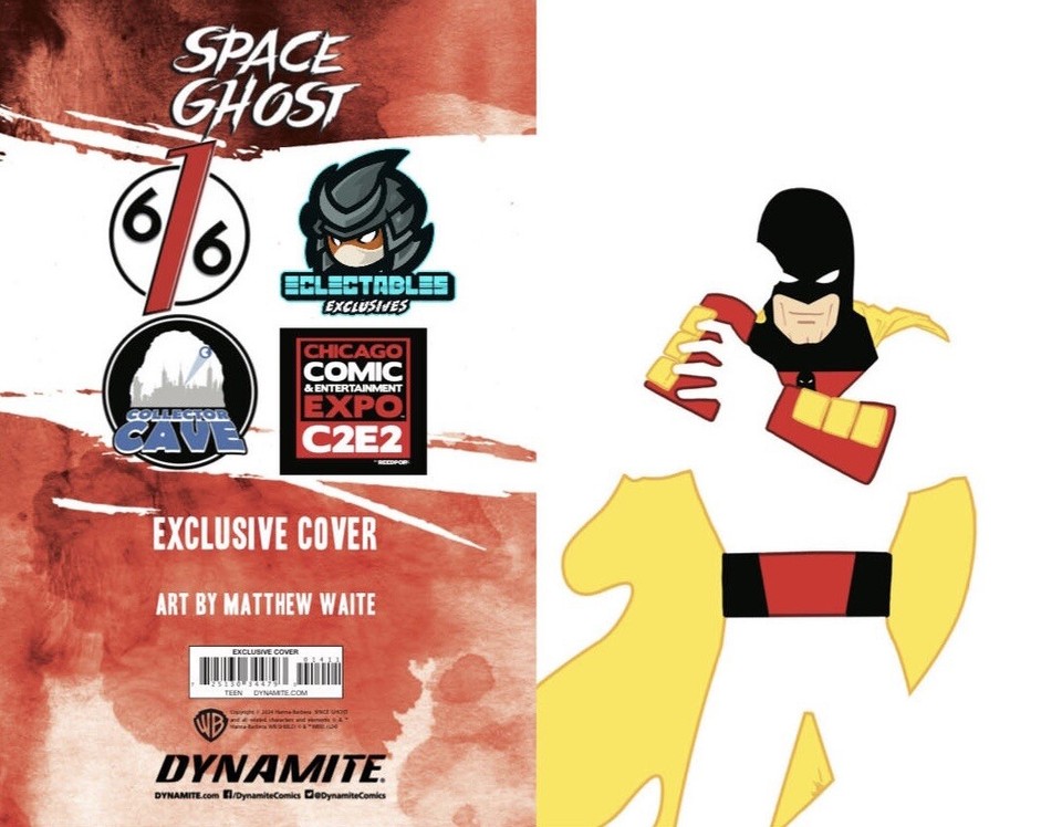 🔥 SPACE GHOST #1 WAITE C2E2 NEGATIVE SPACE Virgin Variant LTD 350 | eBay