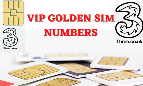 NEW THREE UK SIM GOLDEN RARE VIP BUSINESS EASY MOBILE PHONE NUMBER SIM ...
