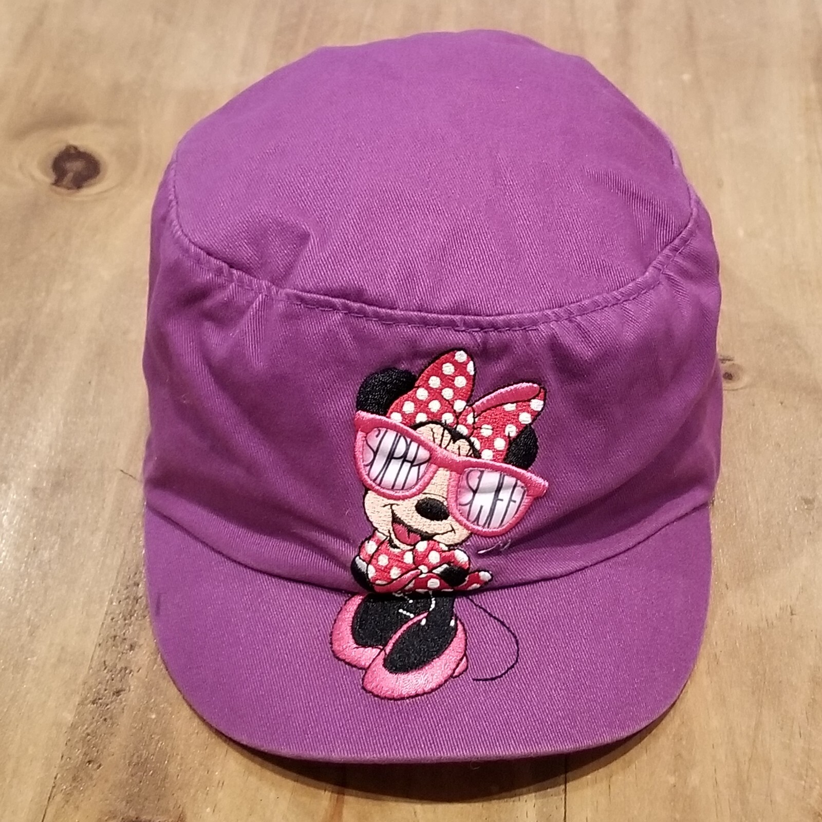 Minnie Mouse Army Cadet Hat Cap Purple One Size Flex … - Gem