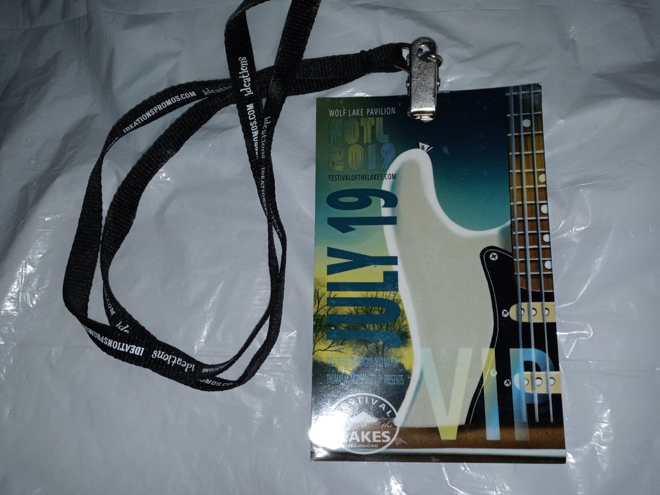 BAD CO COMPANY Rock Band RaRe 7/19/19 VIP Pass Lanyard 2019 Concert ...