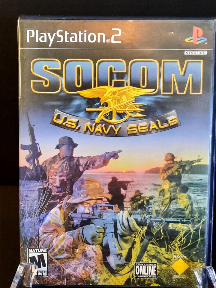 PS2 SOCOM US Navy Seals Video Game Sony PlayStation 2 2002 with Manual ...