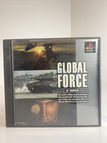 PS1 PS PlayStation 1 global force New combat national Japanese Tested ...