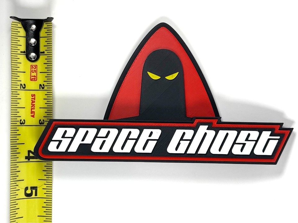 Space Ghost 3D Printed Freestanding Logo | eBay