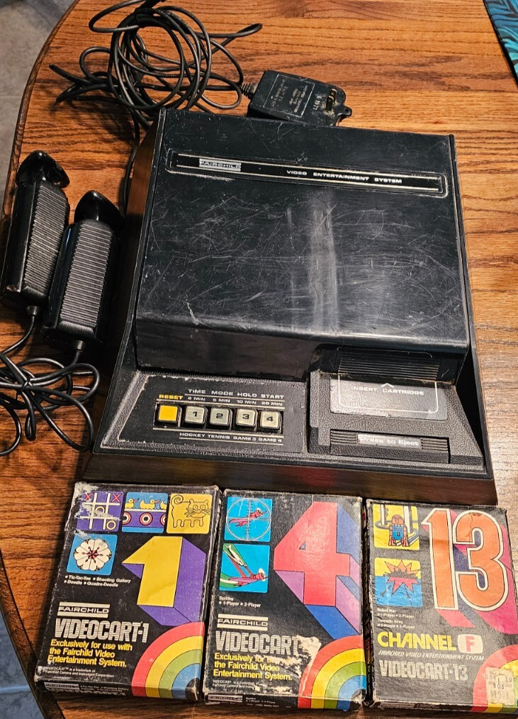 VINTAGE FAIRCHILD CHANNEL F CONSOLE VIDEO ENTERTAINMENT SYSTEM | eBay