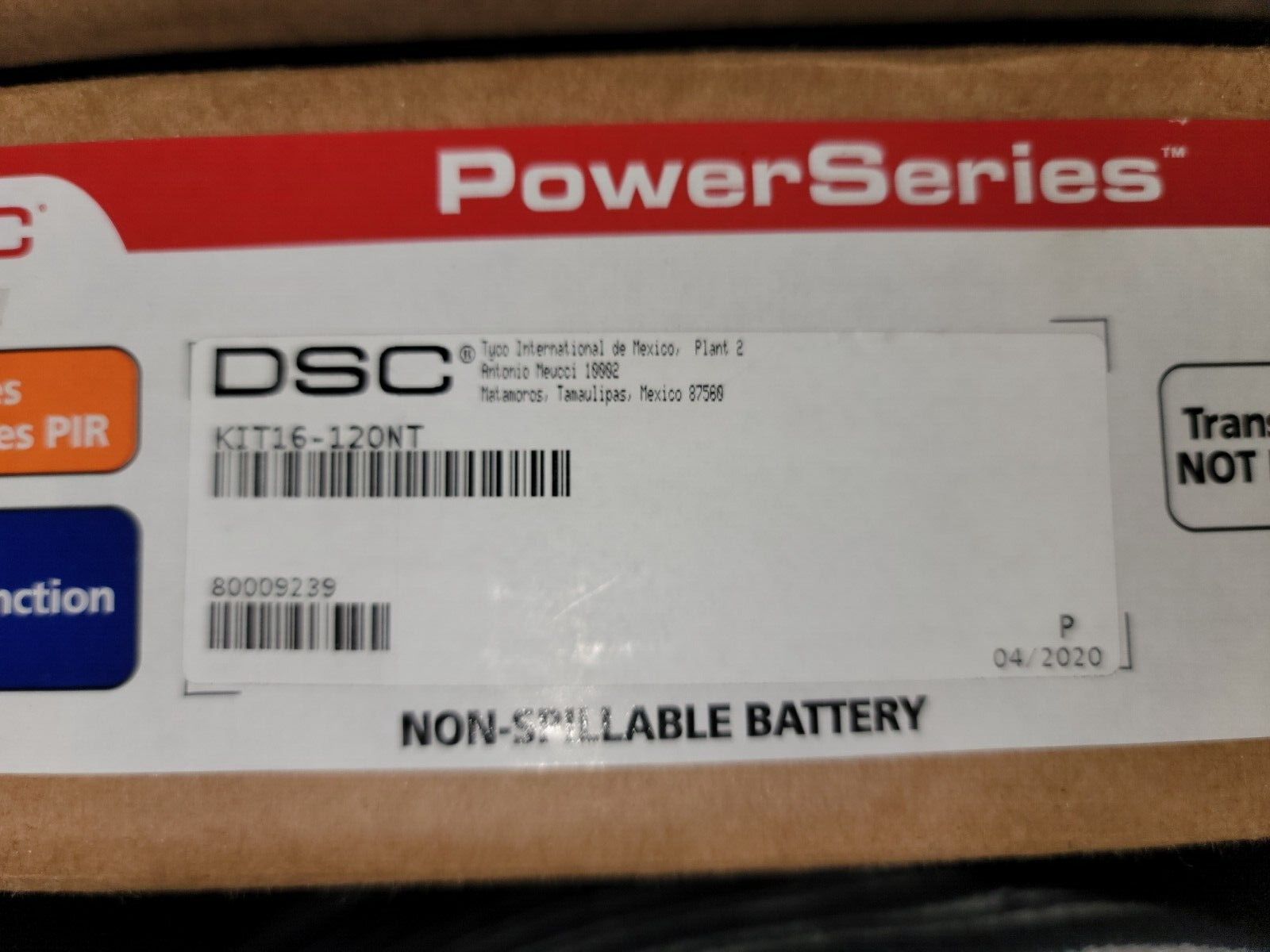 DSC KIT16-120NT With PC1616, RFK5501 Keypad, Motion, Siren, Battery ...