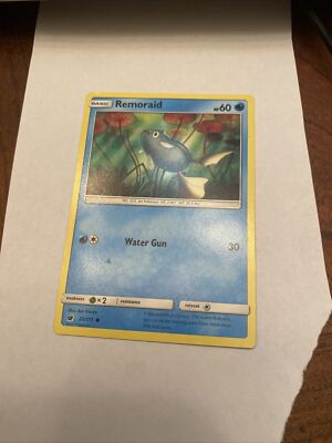 POKEMON Trading Card Basic Remoraid HP60 Water Gun 22/111 | eBay
