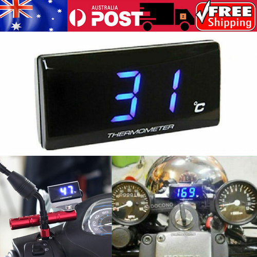 Universal Motorcycle Digital Thermometer Water Temp Temperature Gauge W ...