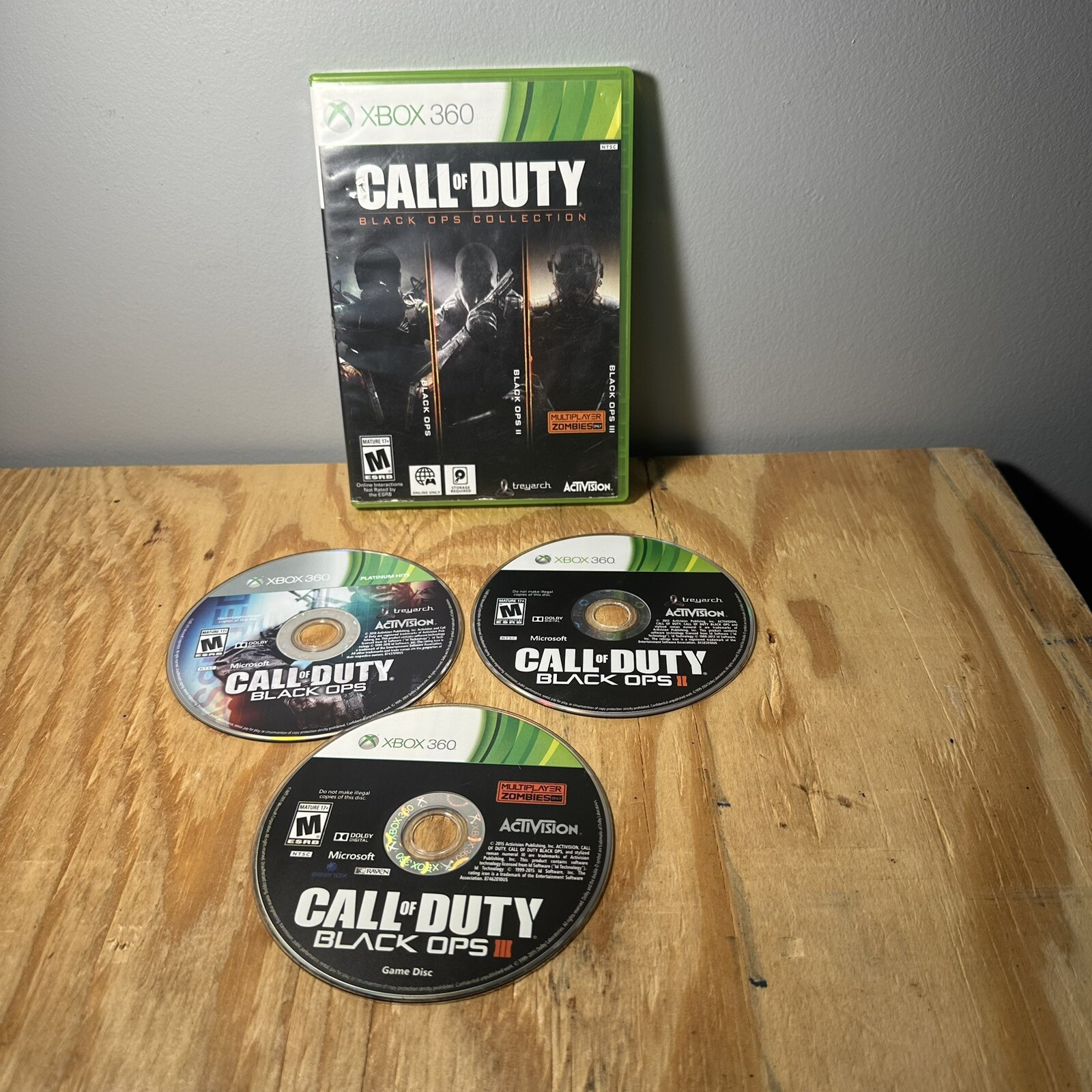 Call of Duty Black Ops Collection (Microsoft Xbox 360, 2016) Tested ...