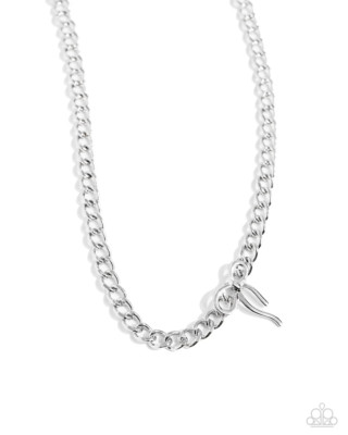 Paparazzi LEADING LOOPS silver necklace | eBay
